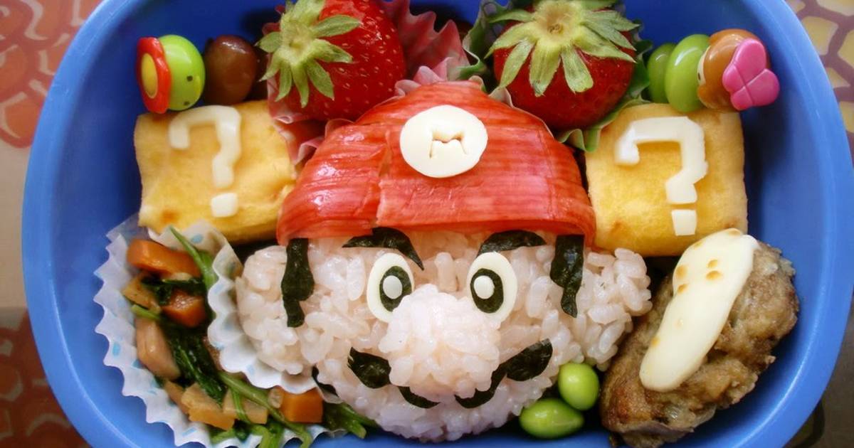 Simple Super Mario Charaben Recipe by cookpad.japan - Cookpad