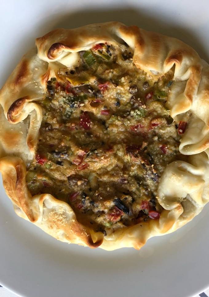 Tarta individual de verduras Receta de Anna Mignone- Cookpad