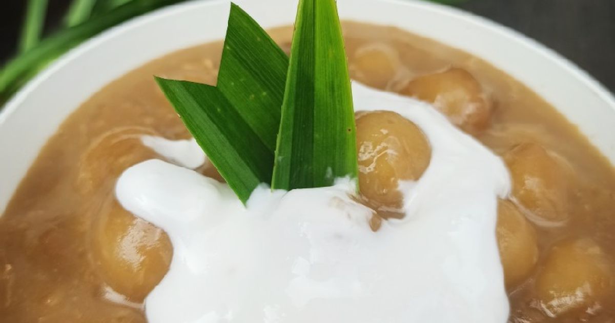Resep 87.Bubur Hintalu Karuang Kuah Tape Singkong oleh Bunna💜 - Cookpad