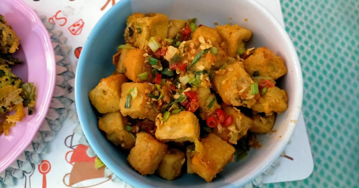 Resep Tahu Krispi Cabe Garam oleh Intan Purnama Sari - Cookpad