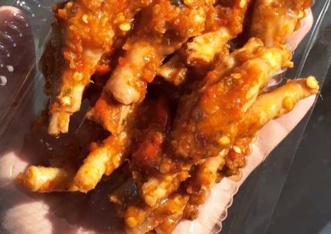 Resep Ceker mercon oleh Lindaa.ag - Cookpad