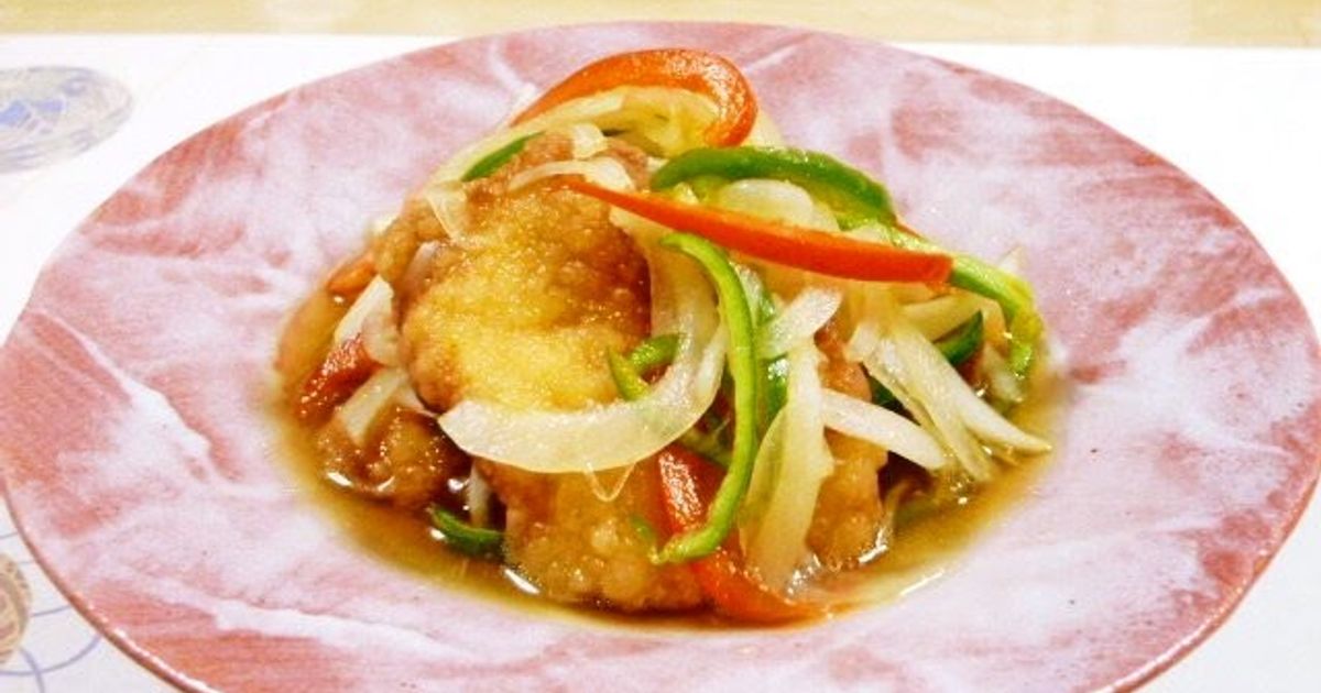 Tender Deep Fried Yuzu Pepper Flavored Nanban Chicken Breasts Recipe By ...