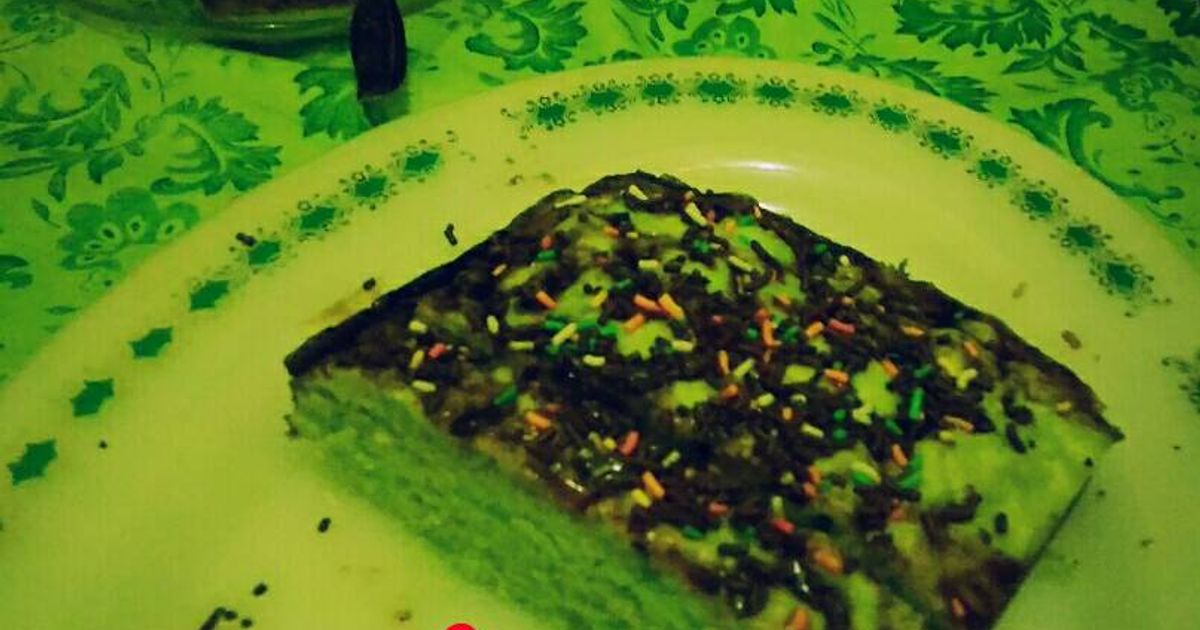 Resep Brownies Pandan Oatmeal Sederhana oleh Ummu Hawna - Cookpad
