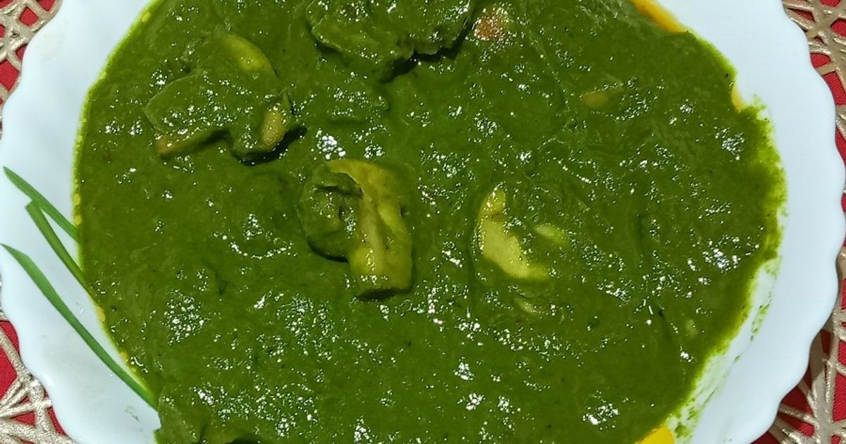 Palak Mushrooms Recipe by Rita Talukdar Adak - Cookpad