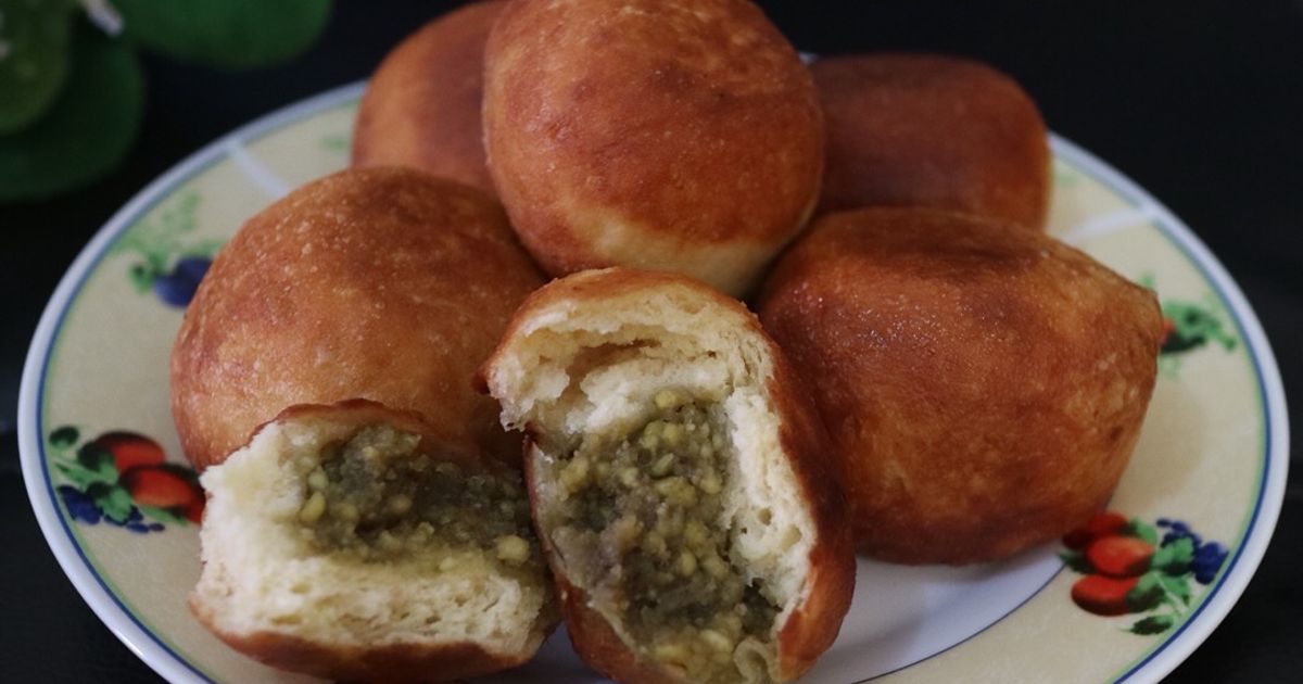 Resep Kue Otok Otok (Roti Goreng Isi Kacang Ijo) oleh DKitchen - Cookpad