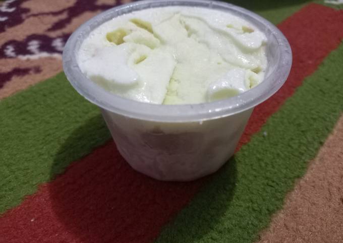 Resep Ice Cream 3 rasa (Durian, Cokelat, Stroberi) oleh Adhitya ...