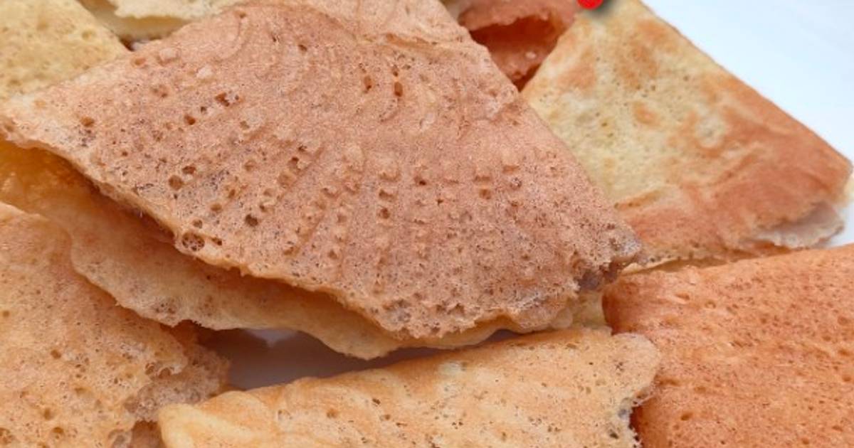 Resep kue semprong renyah, praktis, anti gagal, cocok untuk camilan