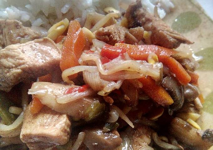 Shapsui de pollo y vacuno Receta de Suzana Diaz Varas- Cookpad