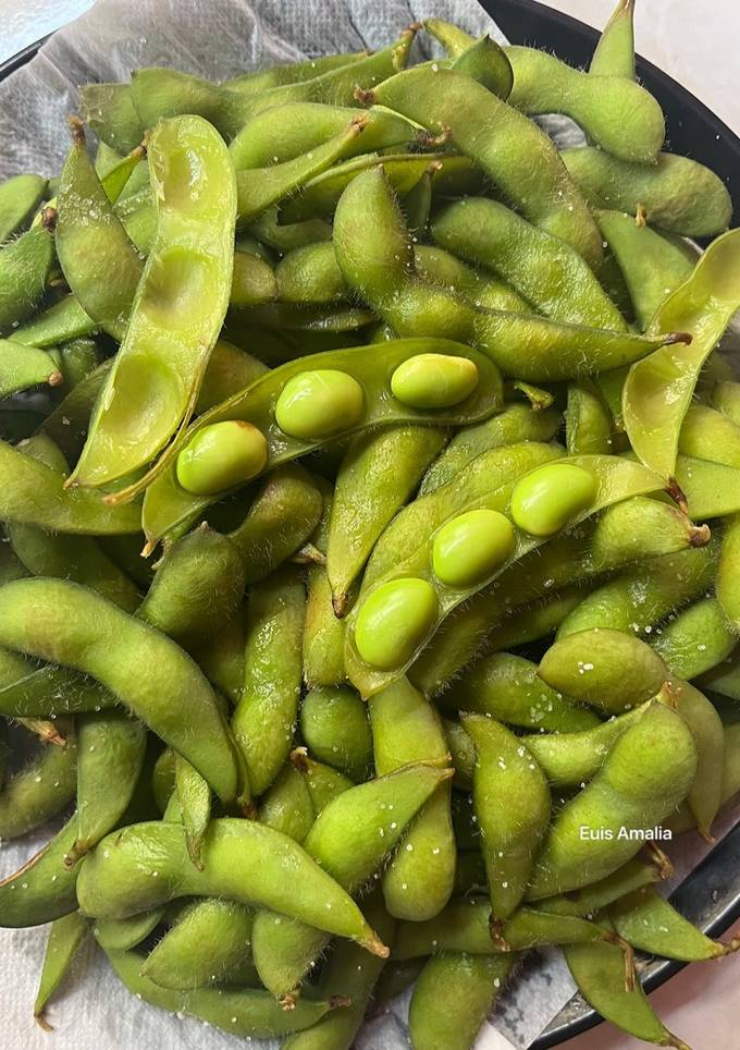 Resep Edamame Rebus Cakres Gurih 👍🏼 oleh Euis Amalia - Cookpad