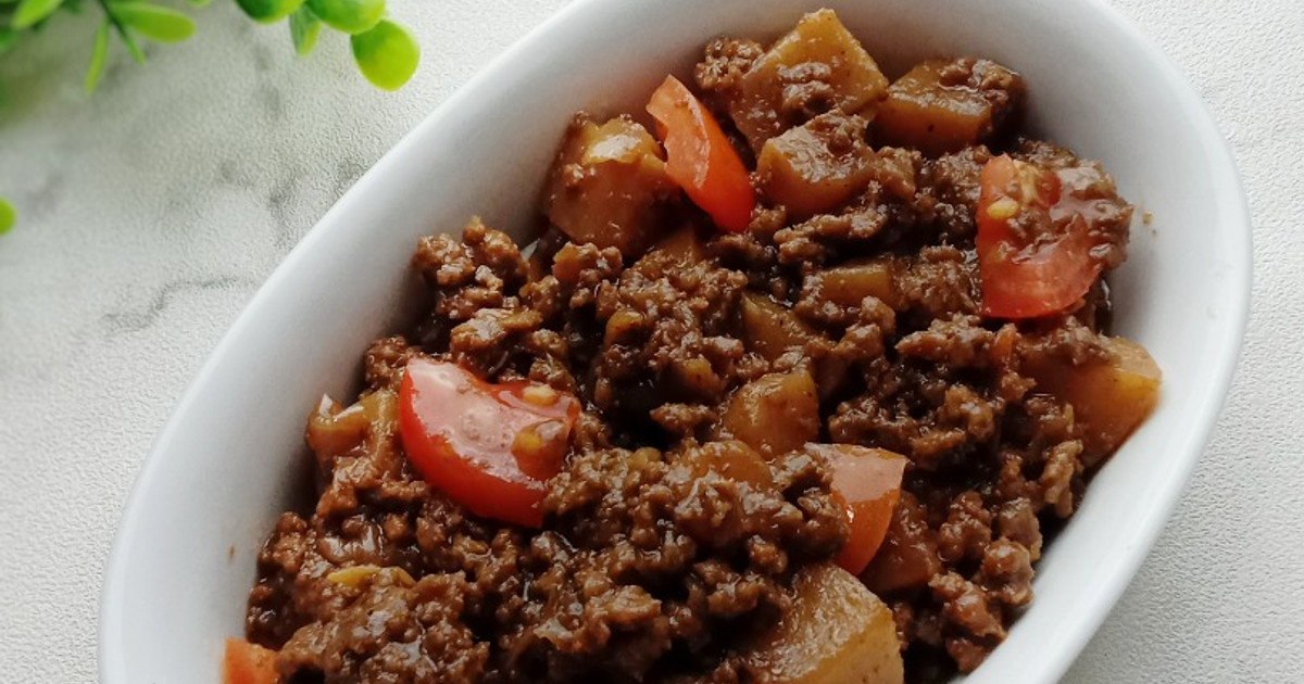 Resep Semur Daging Sapi Cincang Kentang Ala Tin Tin Rainer oleh SMarisa ...