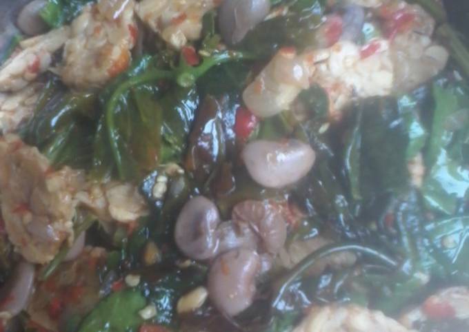 Resep Tumis tempe, koro, daun melinjo oleh diah_sastro - Cookpad