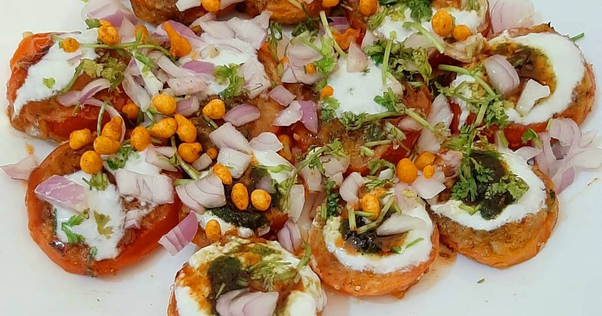 Tomato Chaat Recipe by Gurpreet Kaur - Cookpad