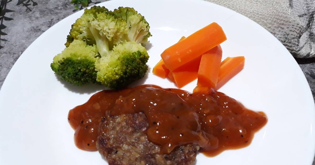 Resep BEEF PATTY / BEEF PATTY STEAK oleh Bulbul Kitchen 🍅 - Cookpad