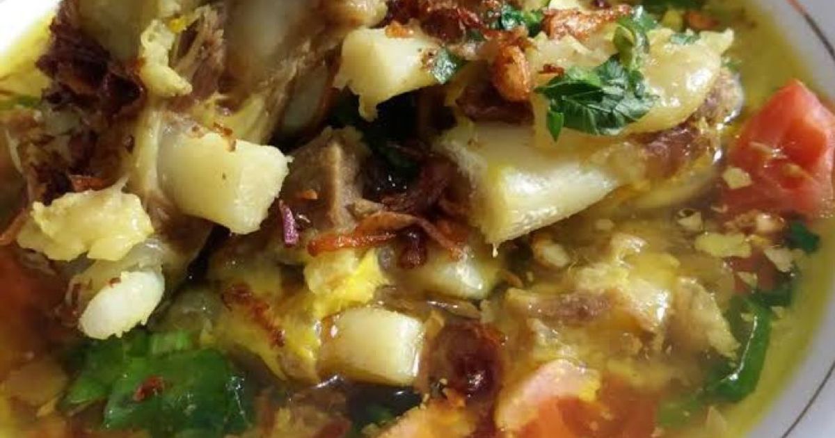 Resep Soto Daging&Tulang Sapi Kuah Kuning oleh Ines Cahyati Diningrat ...