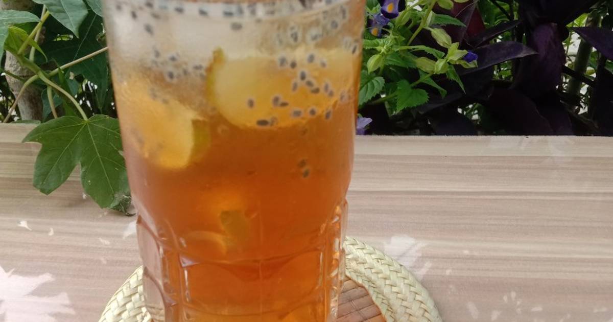 Resep Es lemon tea selasih oleh Siti Ramlah - Cookpad
