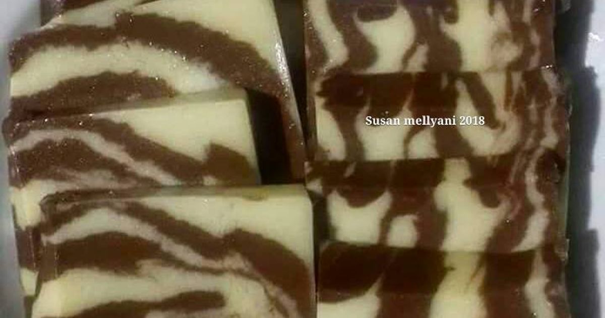 Resep Puding Marmer oleh Susan Mellyani - Cookpad