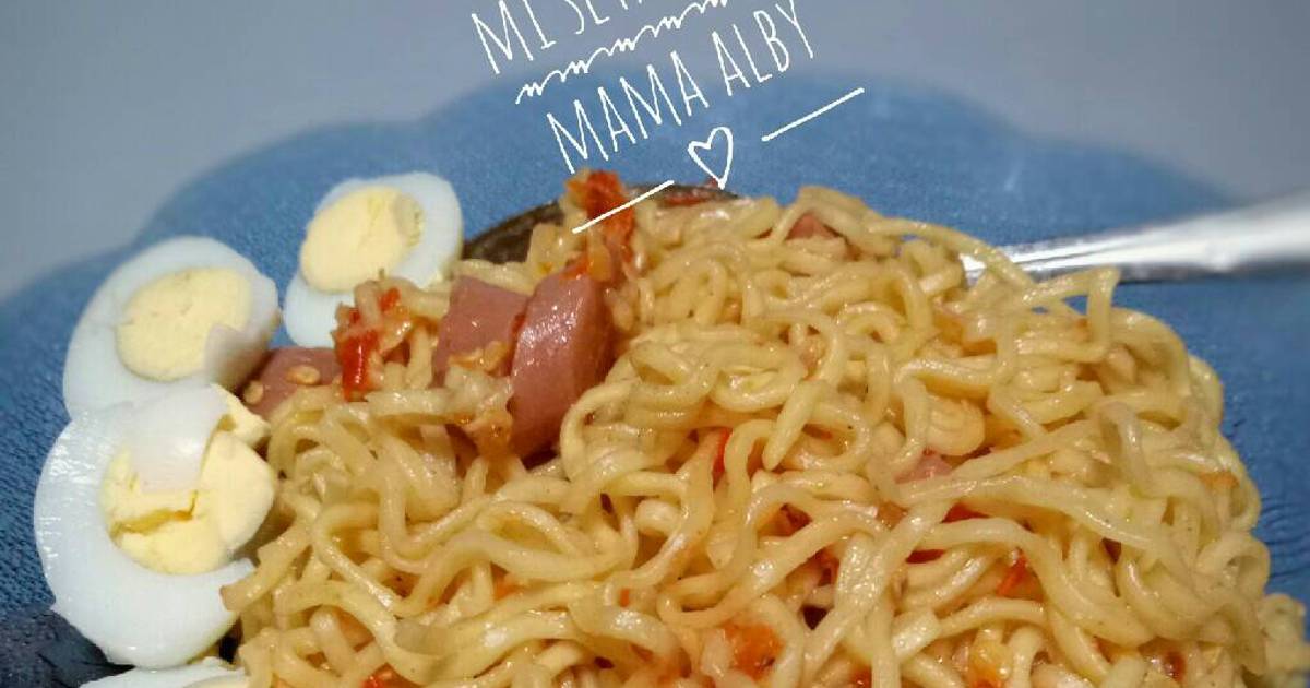 Resep Mi setan ala Bunda Alby oleh Lutfi Inda Lestari - Cookpad