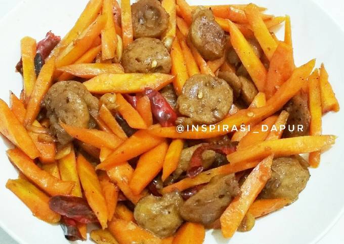 Resep Tumis Wortel dan Bakso oleh Putri Windu Lestari - Cookpad