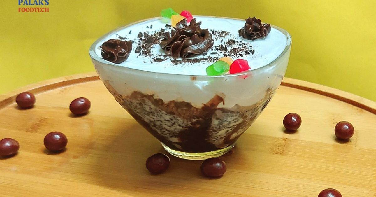 Instant Choco Vanilla Pudding Recipe by Palak Sheth - Cookpad