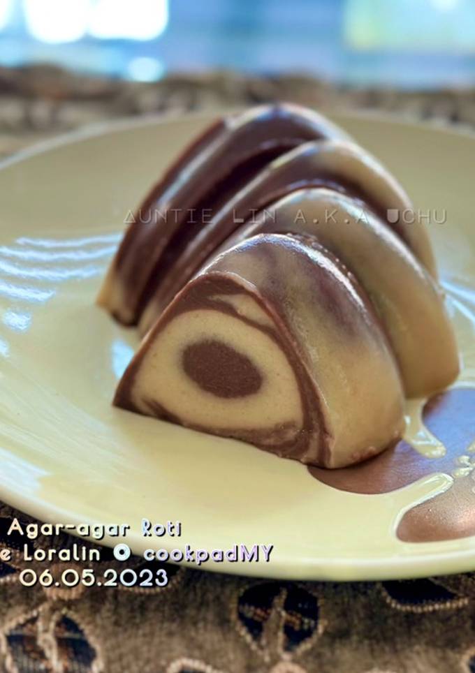 Resipi Agar-agar Roti Marble oleh Sesimple Loralin - Cookpad