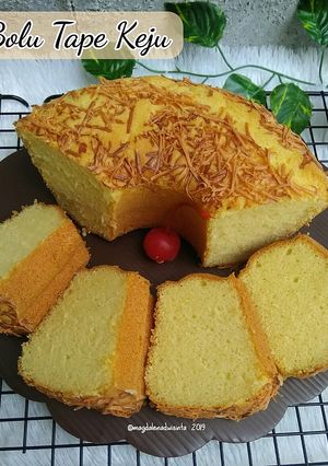 Resep Bolu Tape Keju oleh md_sinta - Cookpad