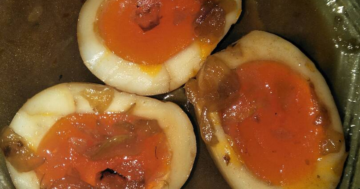 Resep Telur Rebus Saos Kecap oleh Aida Hastuti - Cookpad