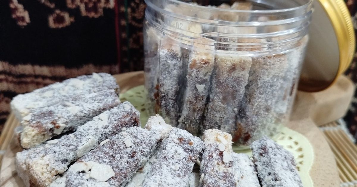 Resep Biskut Jejari Coklat (Biskuit 3 Bahan) oleh Alifah Lestari - Cookpad