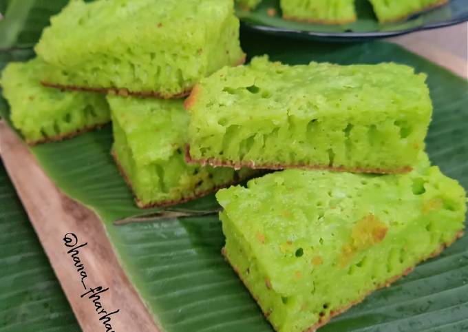 Resep Bika Ambon Pandan oleh Hana Fharhana - Cookpad