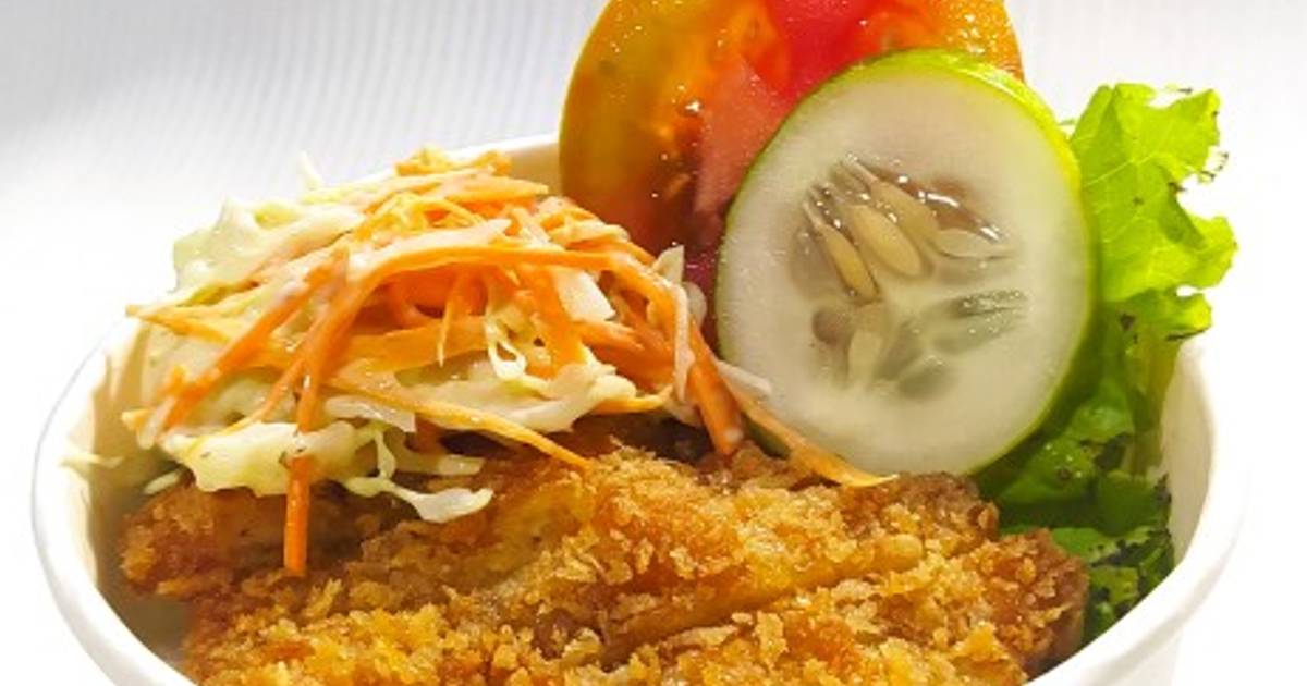 Resep Rice Bowl Chicken Katsu Oleh Ariya Ya Cookpad