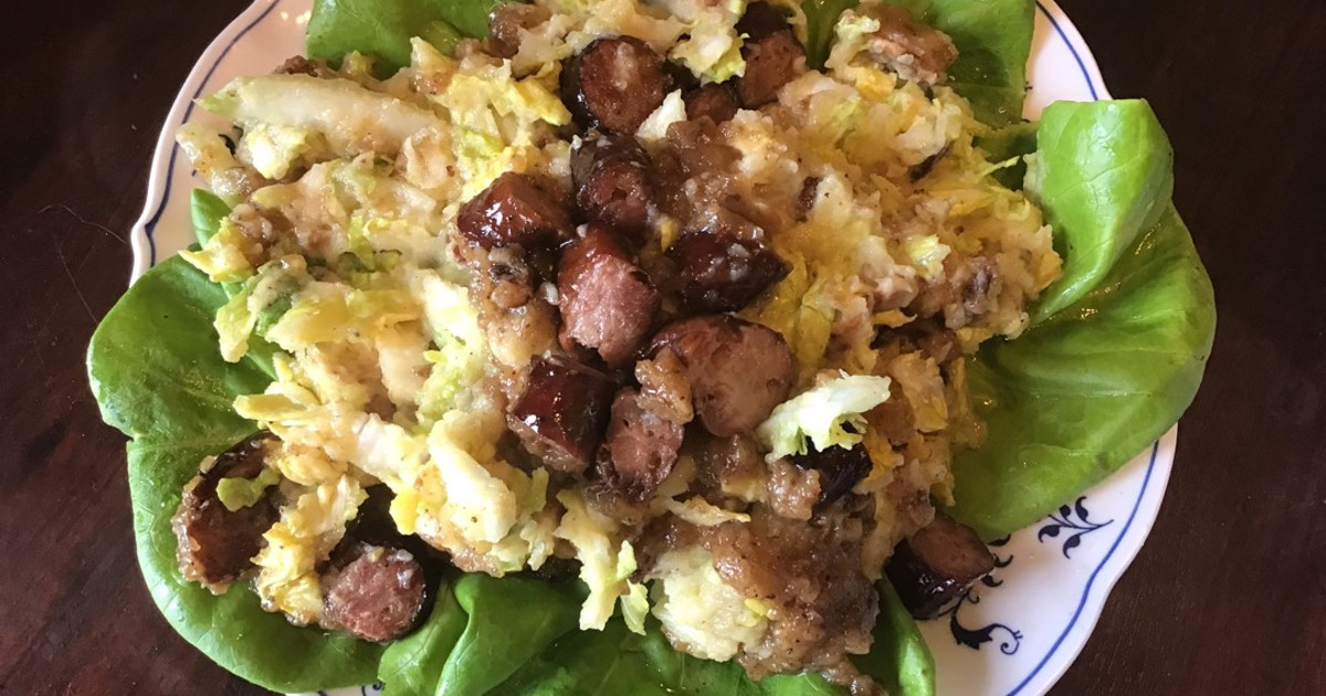California Farm Napa Cabbage Mash Recipe by Hobby Horseman