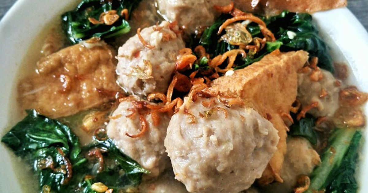 Resep Bakso Sapi Khas Malang oleh Rezita May - Cookpad