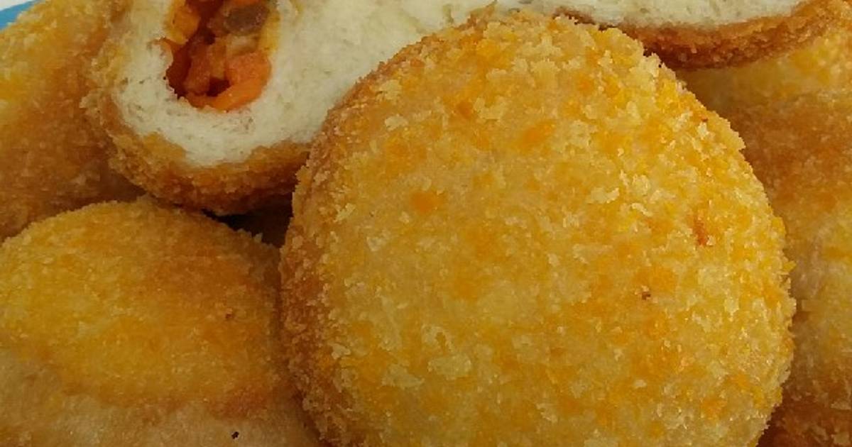 Resep Roti goreng isi sayur saus bolognese simple no ulen oleh bu.ulum ...