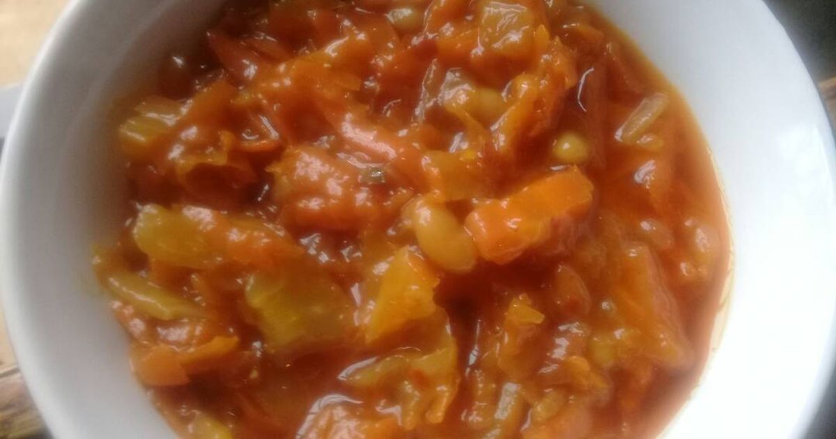 Mild Chakalaka Recipe by mbali maseko - Cookpad