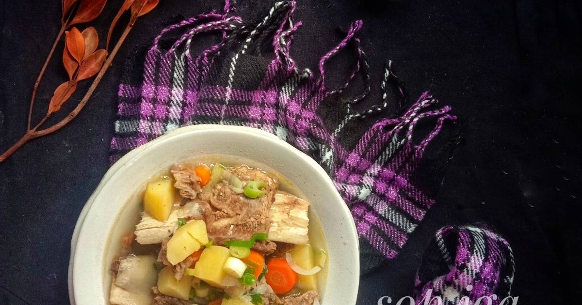 Resep Sop Daging iga Sapi resep otentik mertua oleh 🪻Eliza👒Mahyawi ...