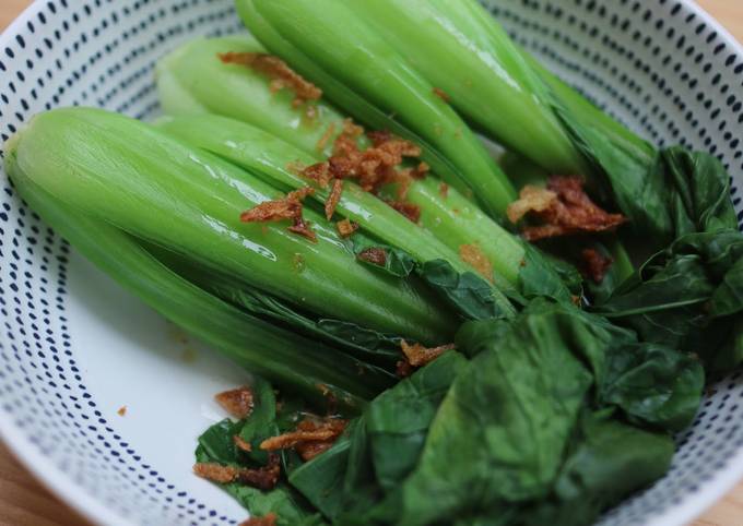 Bak Choi With Sesame Oil Recipe by Diff Lim - Cookpad