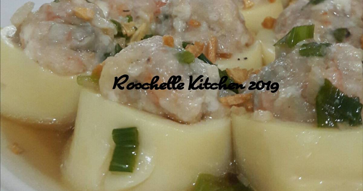 Resep Tim Tofu Udang oleh Roschelle Kitchen - Cookpad