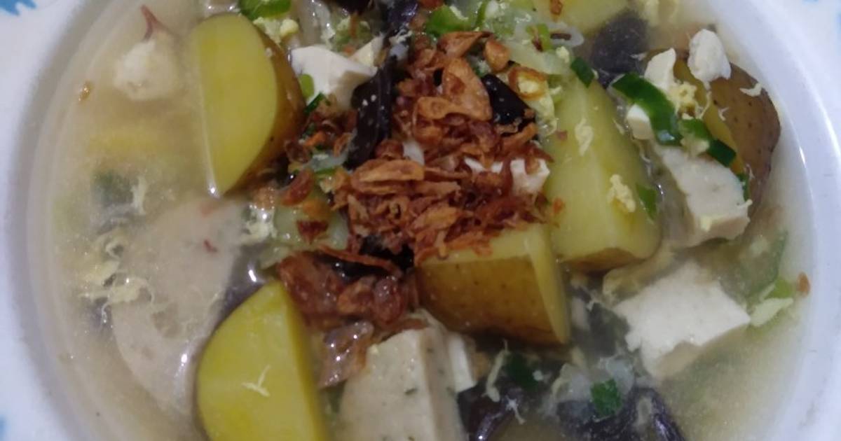 Resep Sup kentang jamur oleh yuristantri - Cookpad
