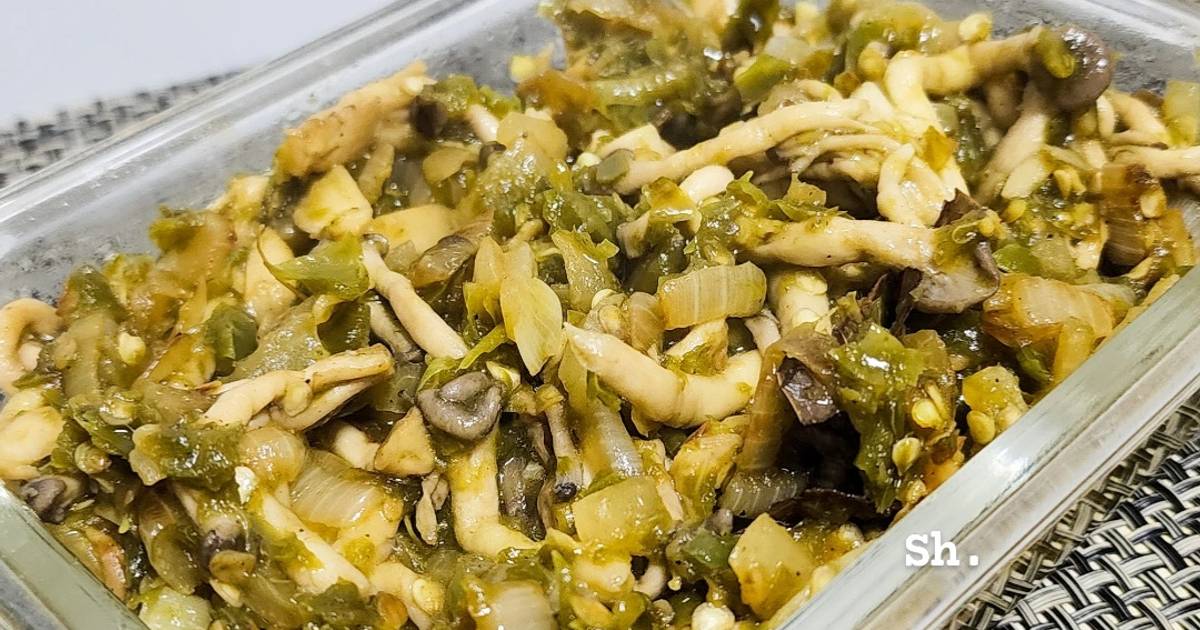 Resep Jamur Tiram Sambal Ijo oleh Susi - Cookpad