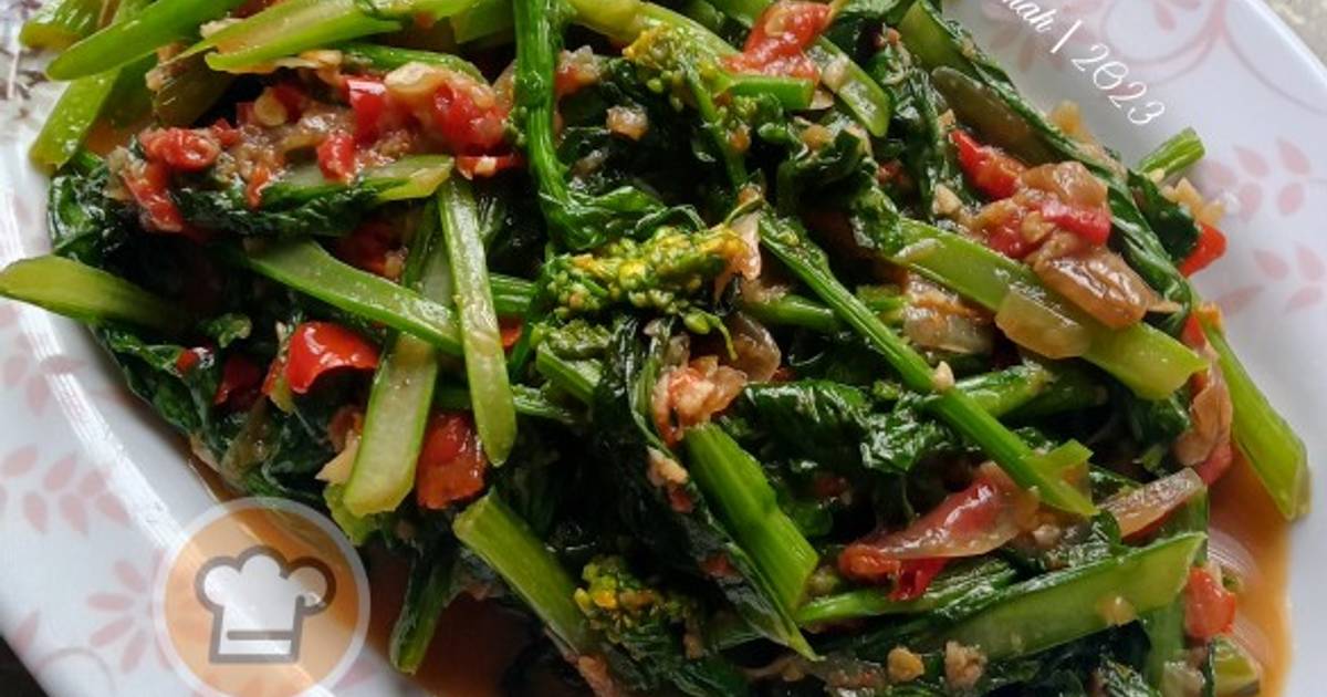 Resipi Sawi Bunga Goreng Belacan oleh Nor Al Fatihah - Cookpad