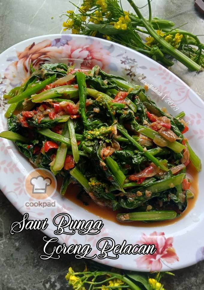 Resipi Sawi Bunga Goreng Belacan oleh Nor Al Fatihah - Cookpad