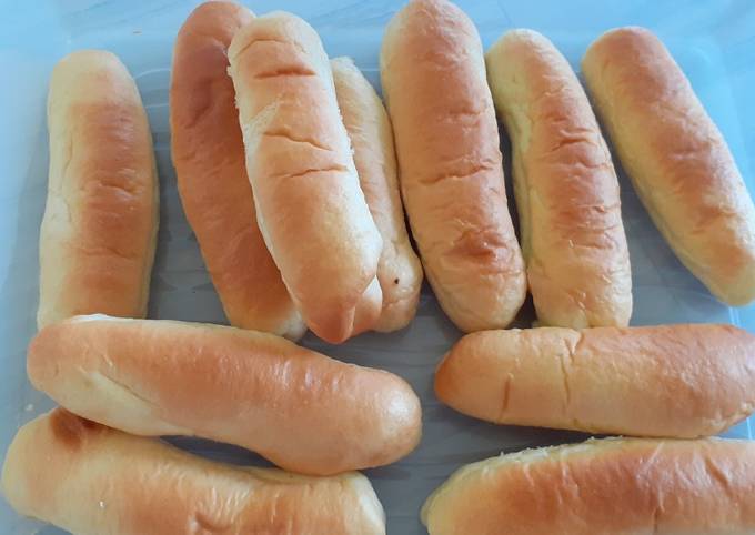 Resep Roti hot dog(hot dog bun) oleh Arie Danusaputera's Wife - Cookpad