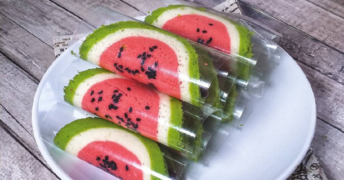 Resipi Apam tembikai inti coklat oleh Faizah Yahya(Mrs Peija) - Cookpad