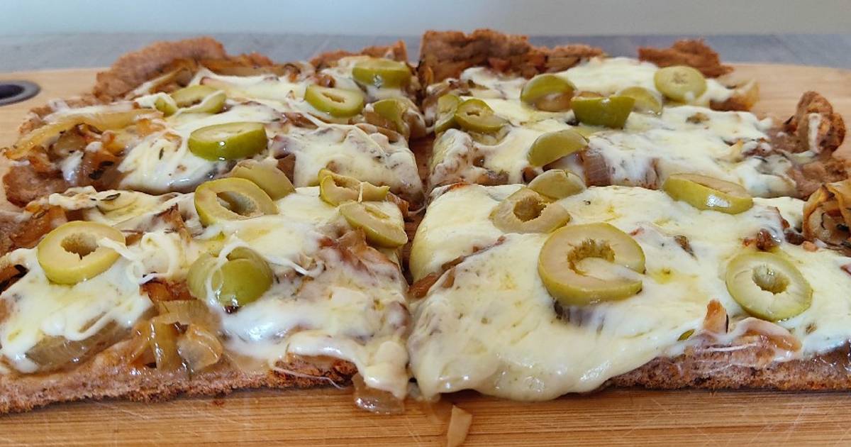 Figazza integral con muzzarella y aceitunas 😋😋 Receta de Kathrin 👩🏼‍🍳🇺🇾 ...