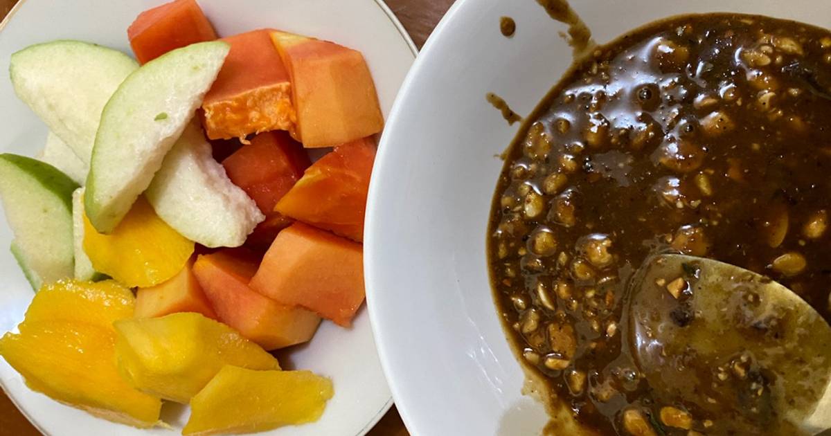 Resep Bumbu rujak kacang tanah oleh Dapoer Kosan - Cookpad