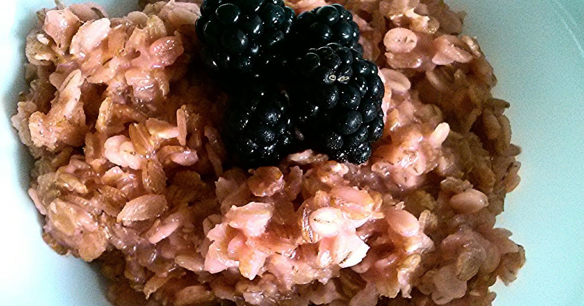 Pink Oatmeal Recipe By Jennifer