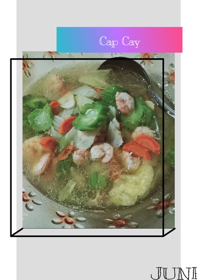 Resep Capcay Soup (Capcay Kuah Sederhana) oleh June Mangalla' - Cookpad