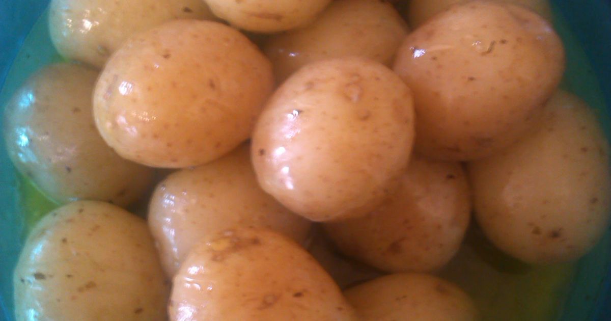 Heidi's Buttery Mint Potatoes Recipe By Heidi.Clacy