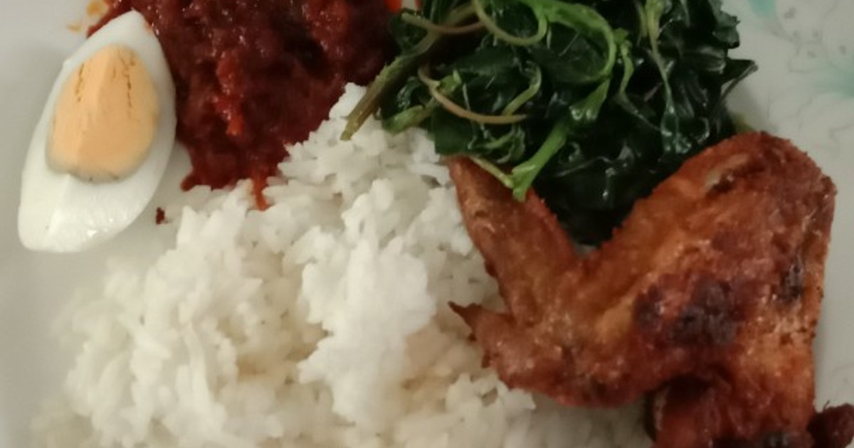 Resipi Nasi Lemak Bayam oleh Wawa Anor - Cookpad
