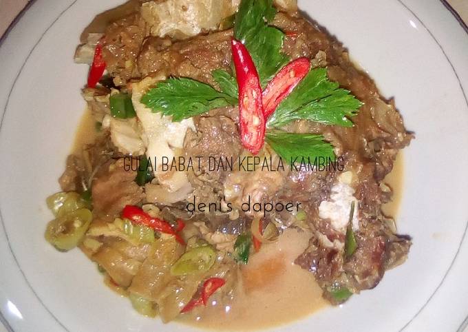 Resep Gulai babat dan kepala kambing #kitaberbagi oleh Orange Cooking ...