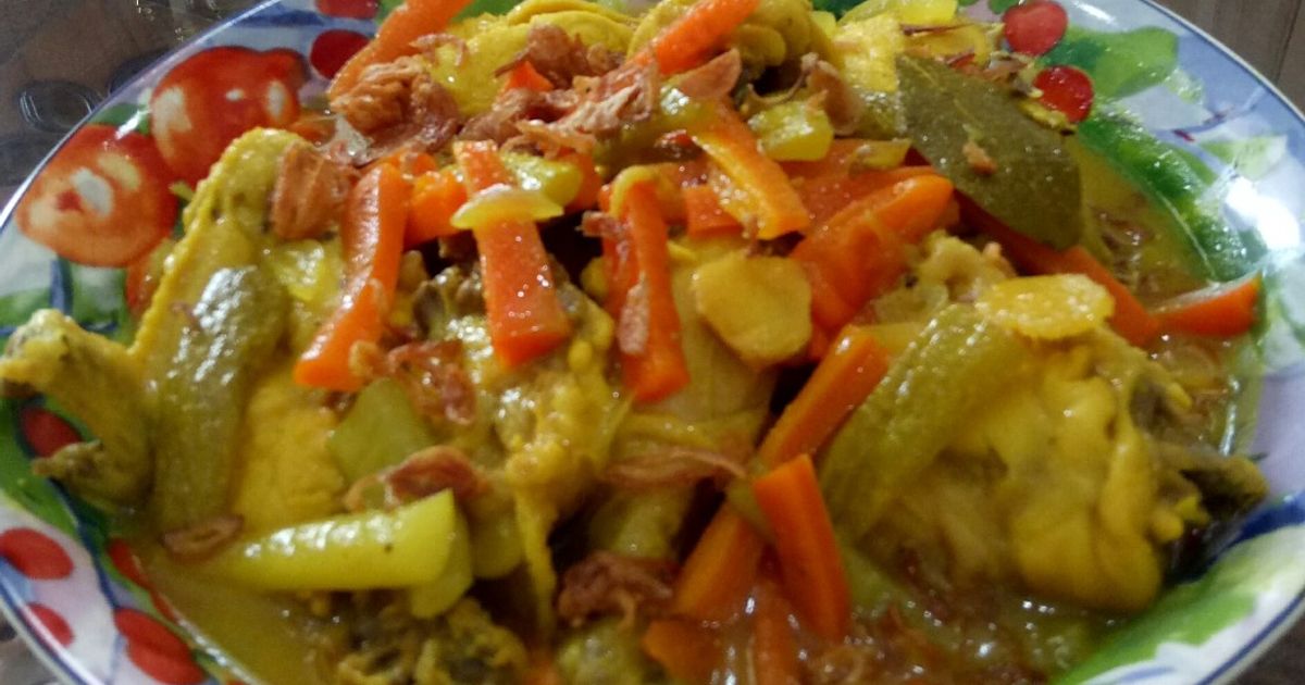 Resep sup labu siam bumbu kuning rumahan enak dan mudah - Cookpad